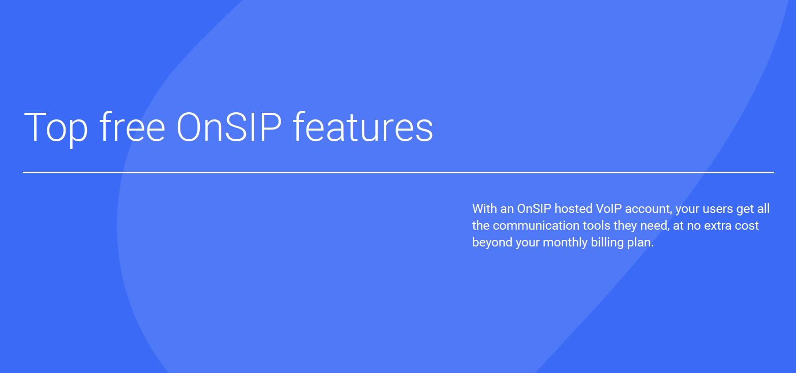 The Most Free VoIP Features for Your Business | OnSIP